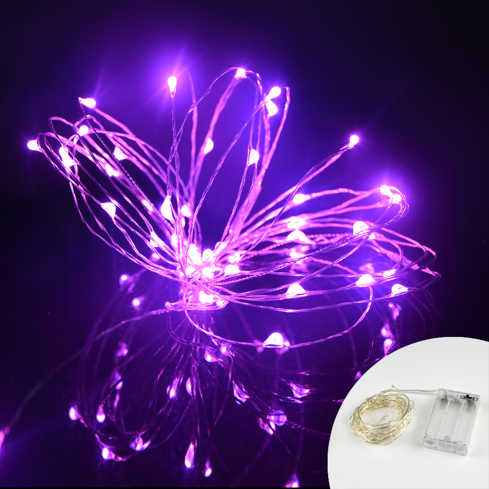 Micro Led String Lights 6-Pack Waterproof LED Fairy Lights – 2m Silver ...