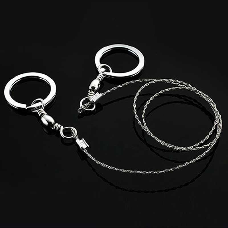 Wire Survival Saw Stainless Steel Wire Saw | Emergency Camping Survival ...