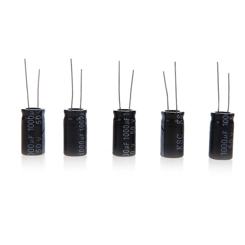 125pcs 25 Value (1UF-2200UF) Aluminum Electrolytic Capacitor Assortment ...